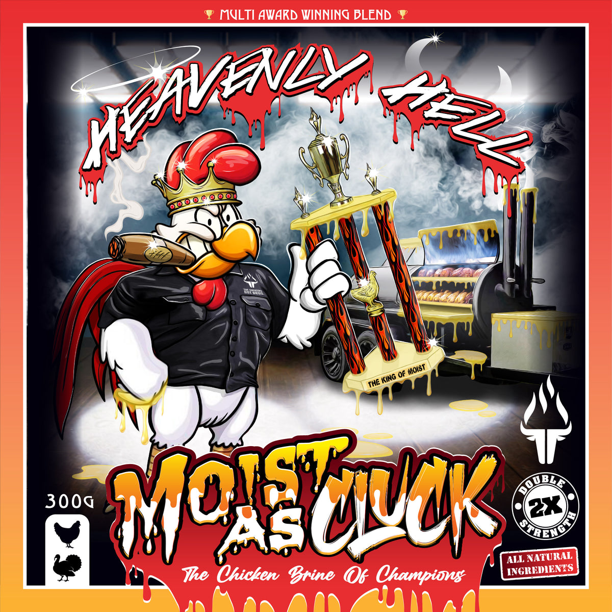 Moist As Cluck – Heavenly Hell Championship BBQ