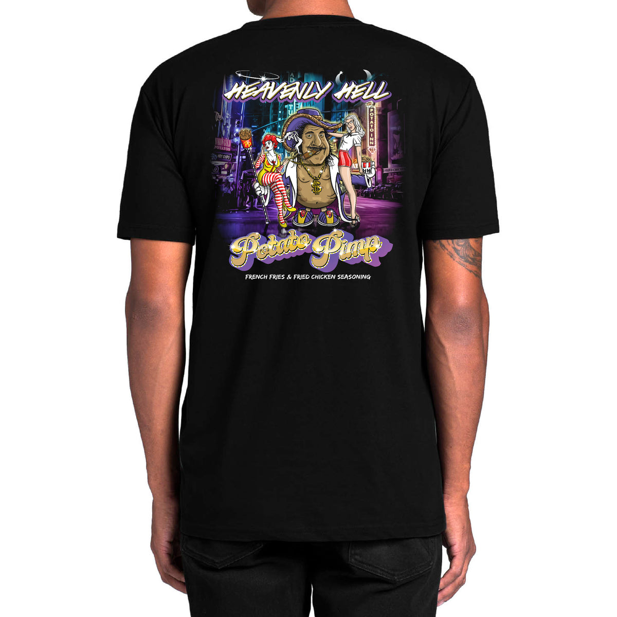 Potato Pimp T-Shirt – Heavenly Hell Championship BBQ